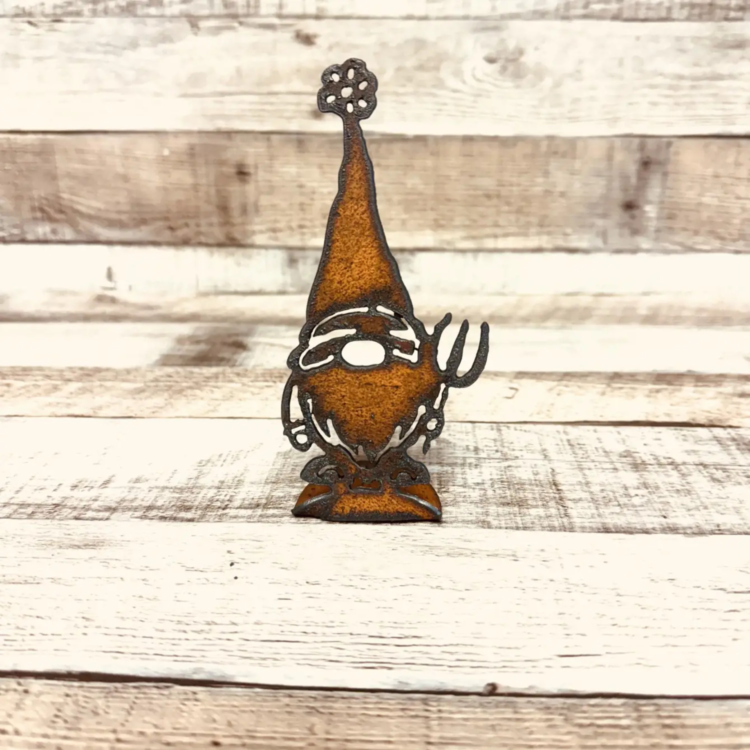 Gnome with Rake Doodad Standing Figurine - Walmart.com