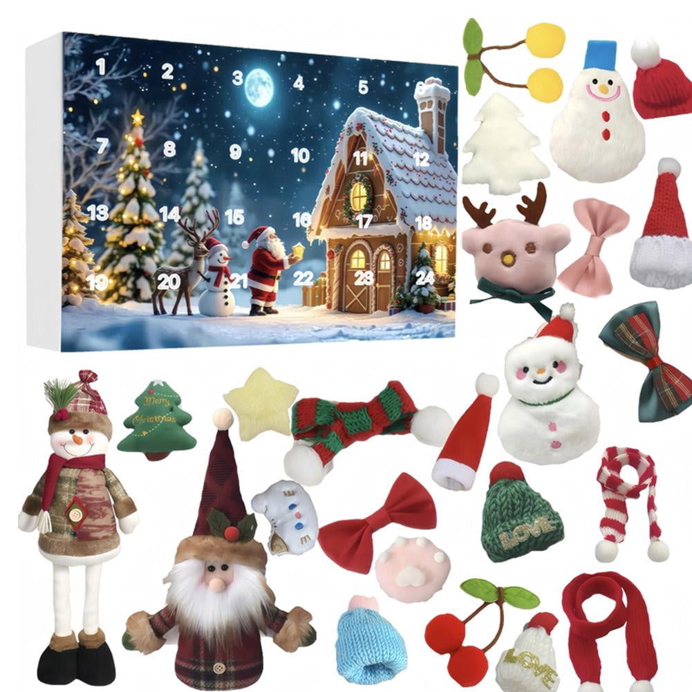 Gnomes Advents Calendar 2025, 24 Days Doll Christmas Countdown Calendar ...