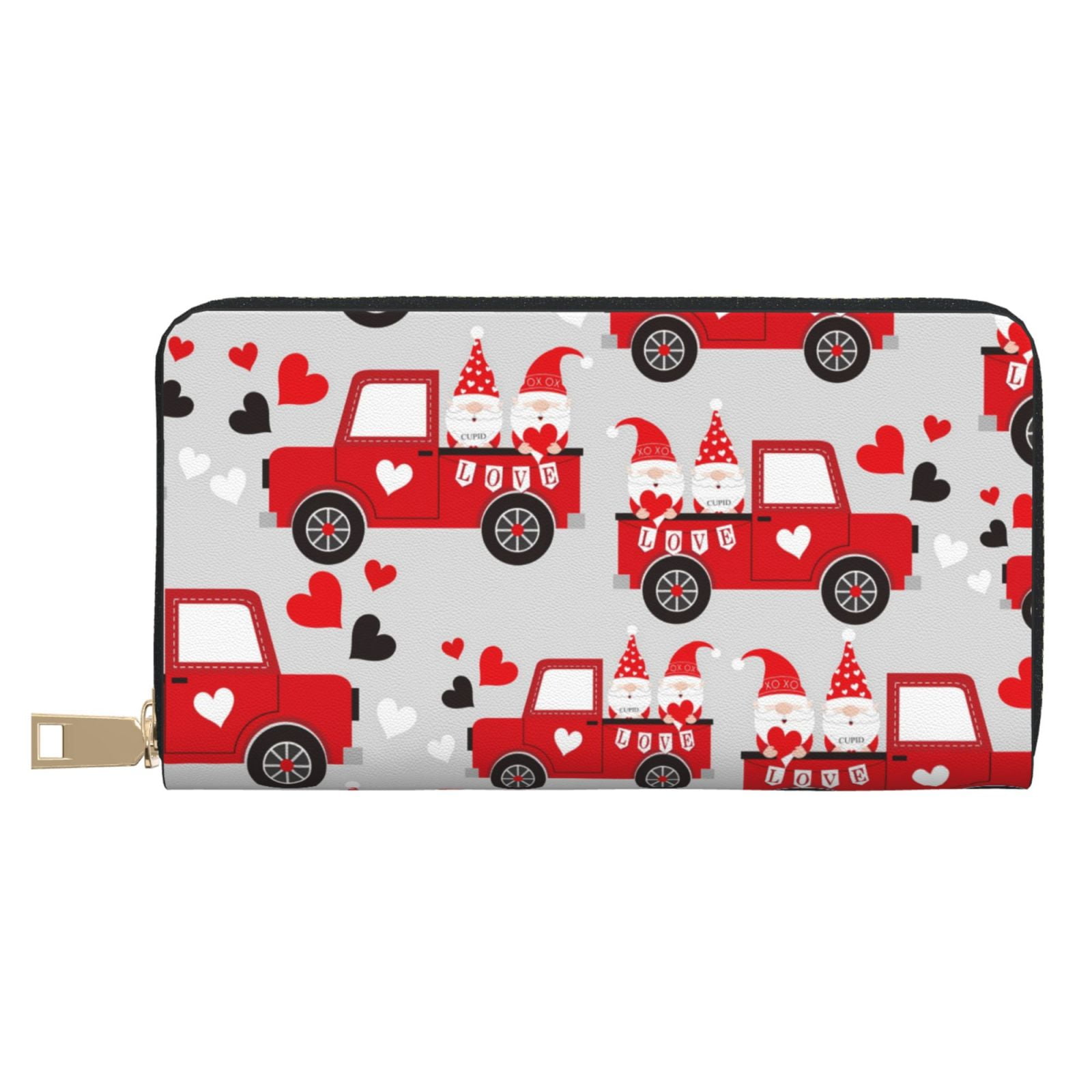 Gnomes On The Car Wallet Women, Leather Bifold Multi Card Wallet, Women ...