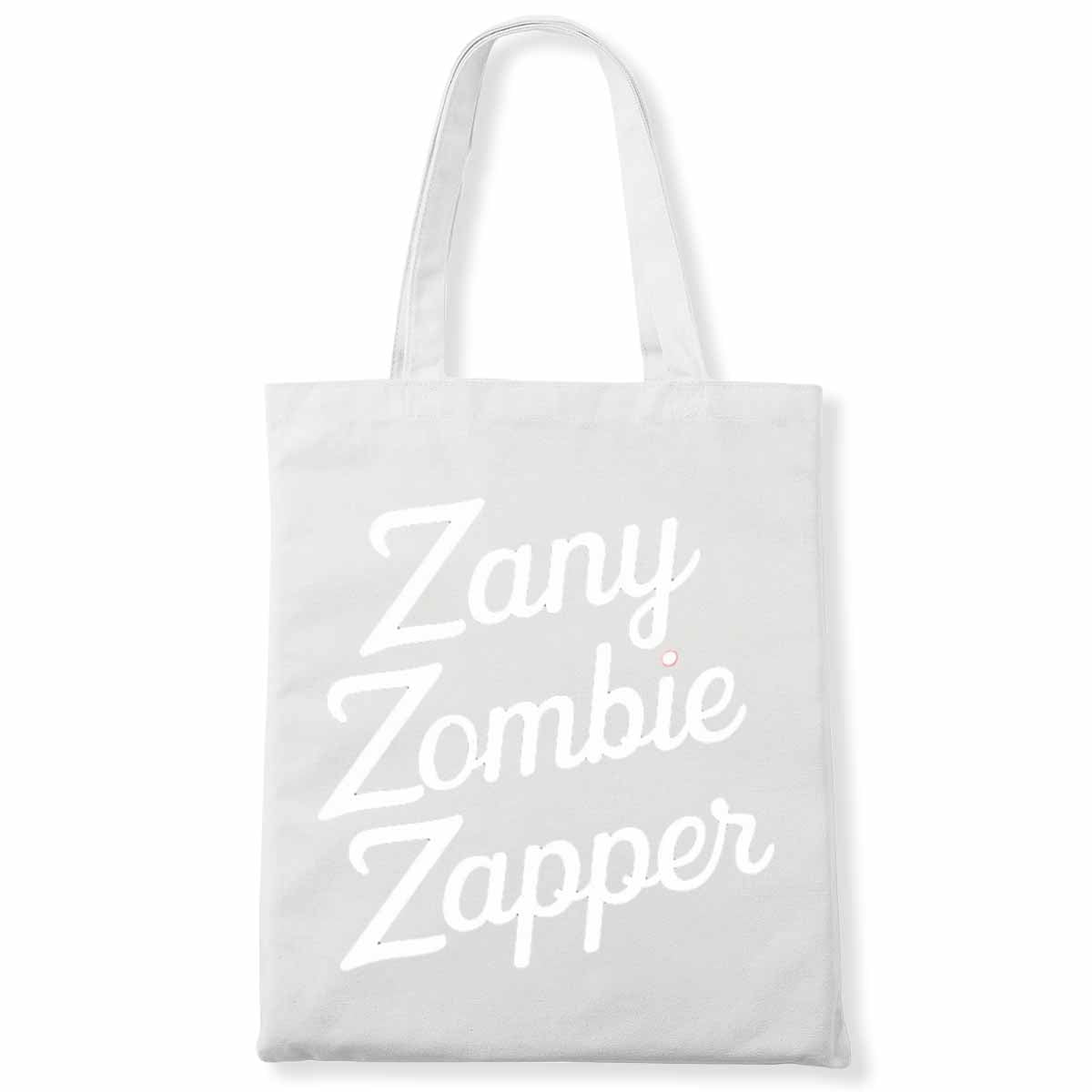 Gnomes Zany Zombie Zapper Breast Cancer Awareness Halloween Canvas Bag ...