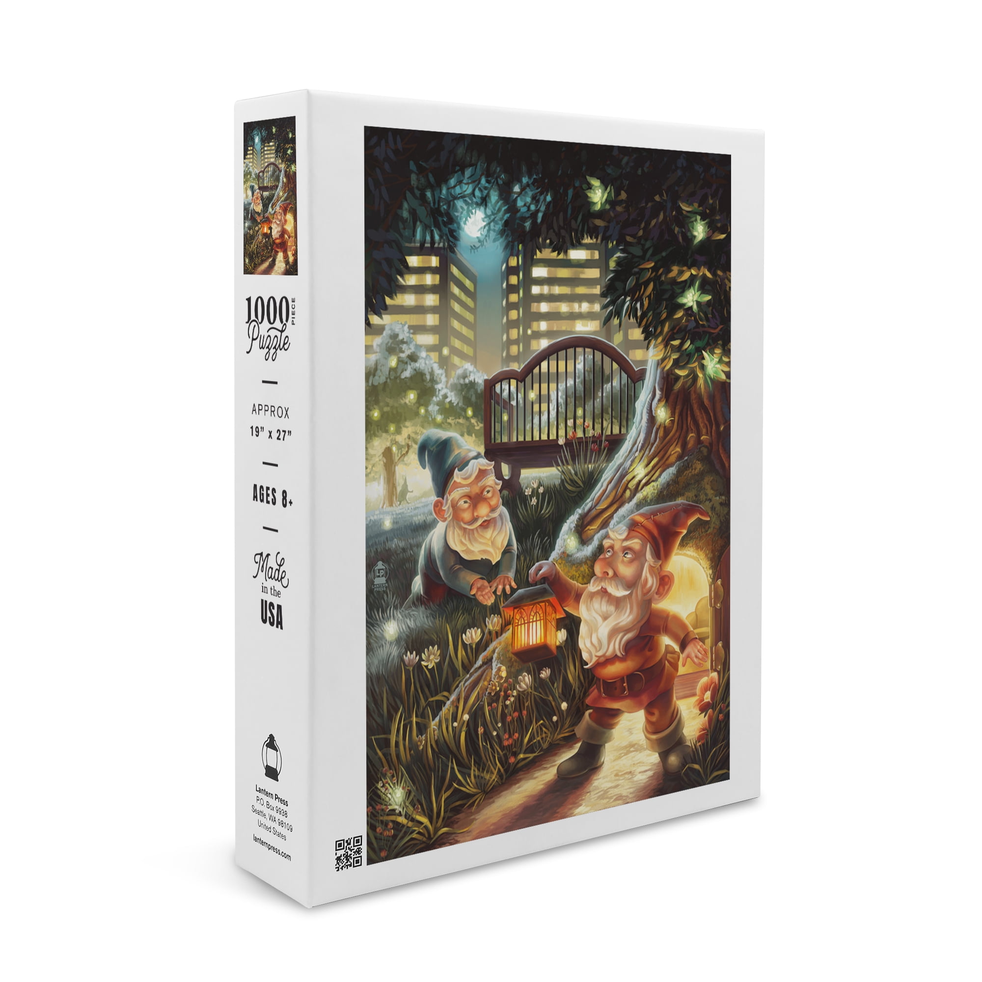 Gnomes in the City (1000 Piece Puzzle, Size 19x27, Challenging Jigsaw ...