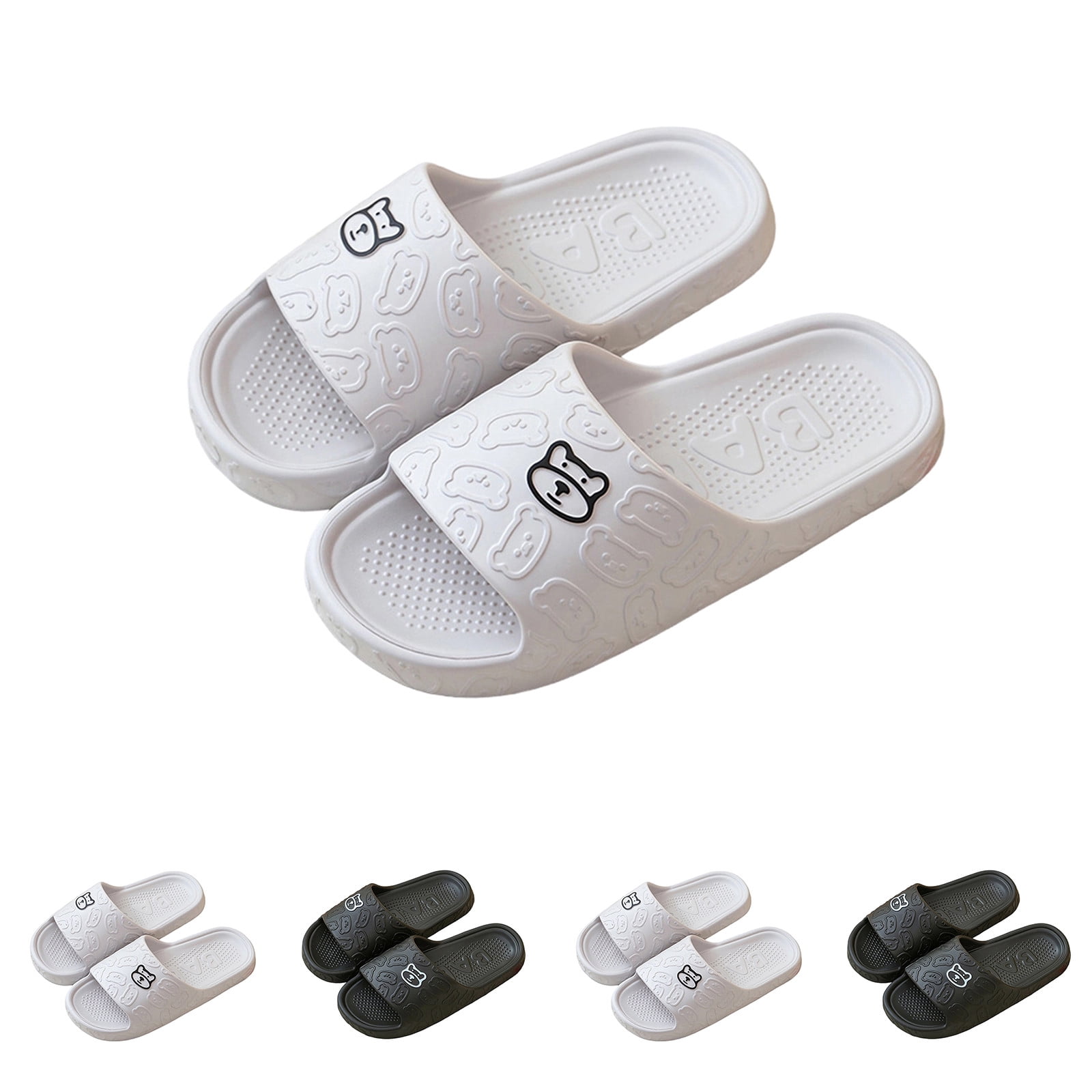 Gnshining Shower Shoes For Women and Men Soft-Soled Bathroom Shoes ...