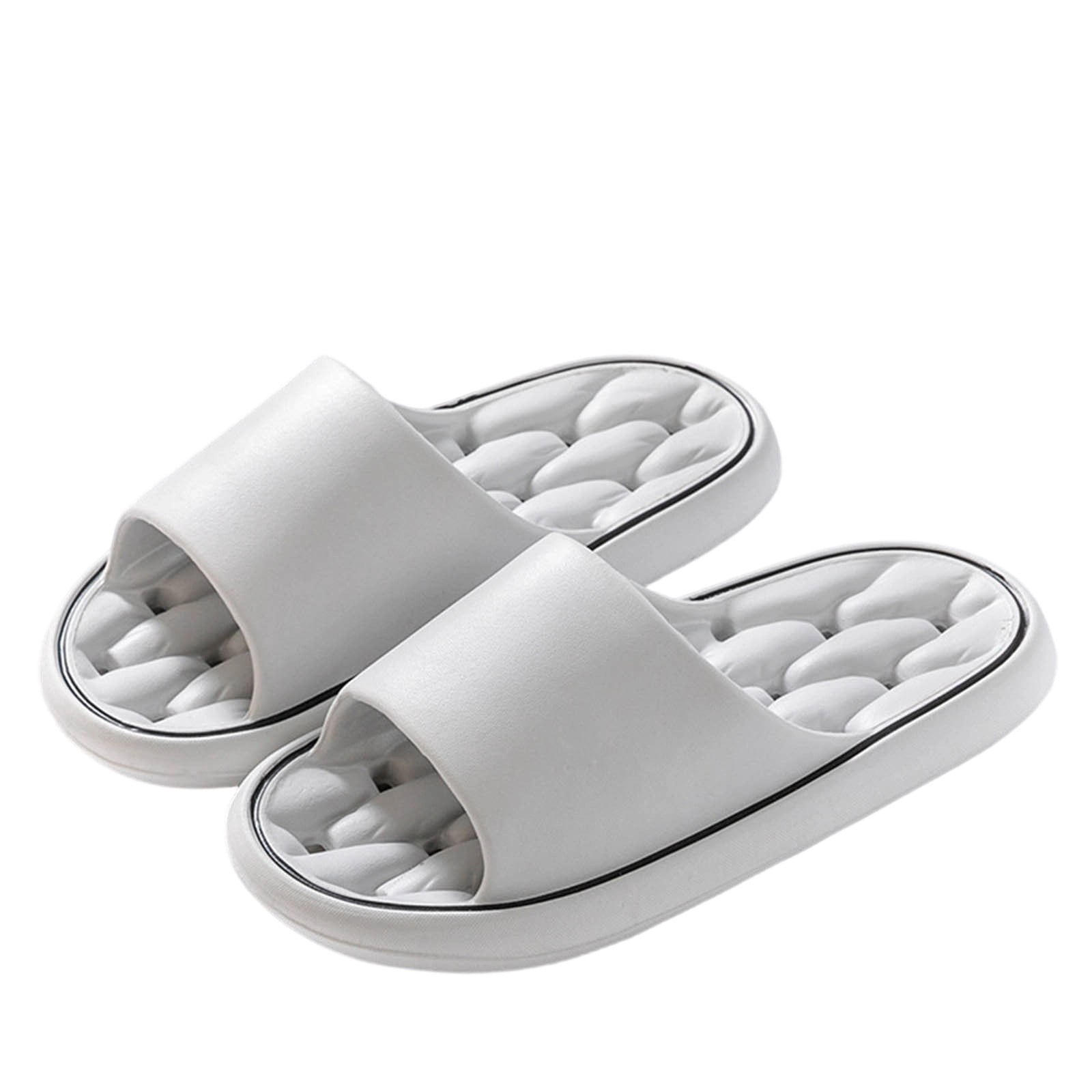 Gnshining Shower Shoes For Women and Men Thick Sole House Slippers ...