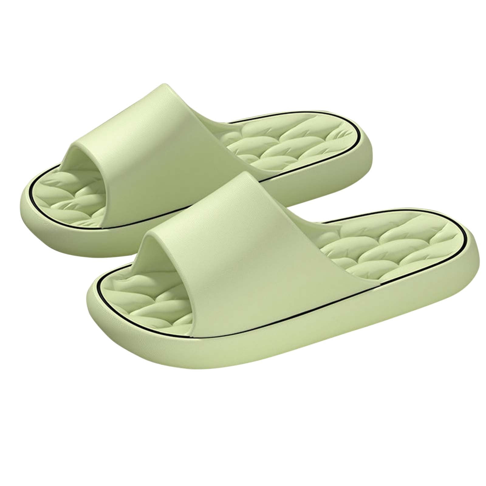 Gnshining Shower Shoes For Women and Men Thick Sole House Slippers ...