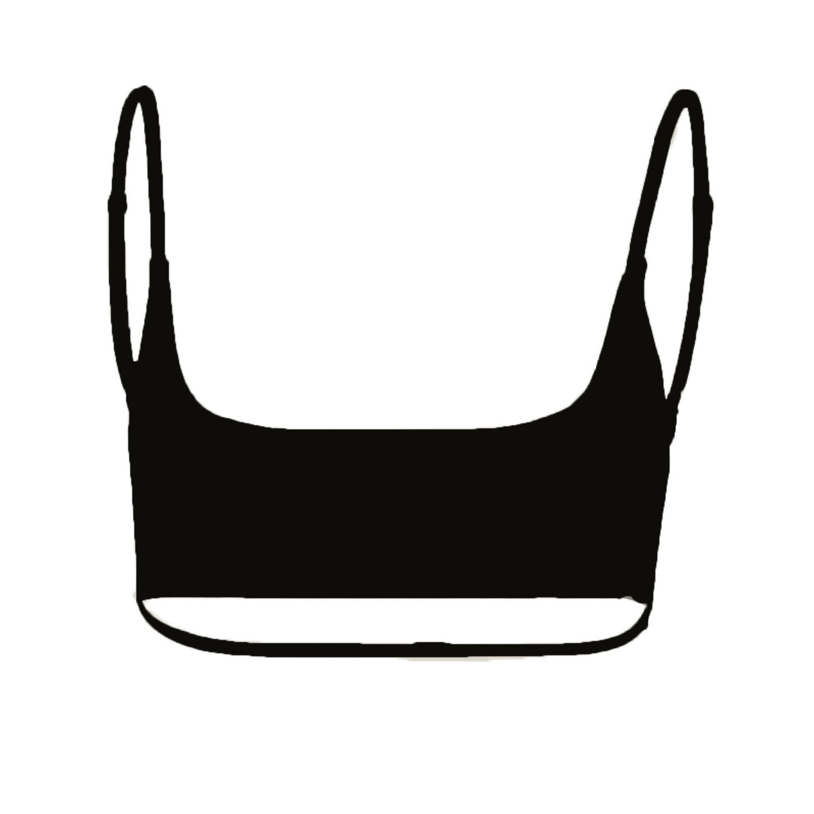 Gnurob on Sale Womens Seamless Low Back Bra Wireless Padded Bralette No ...