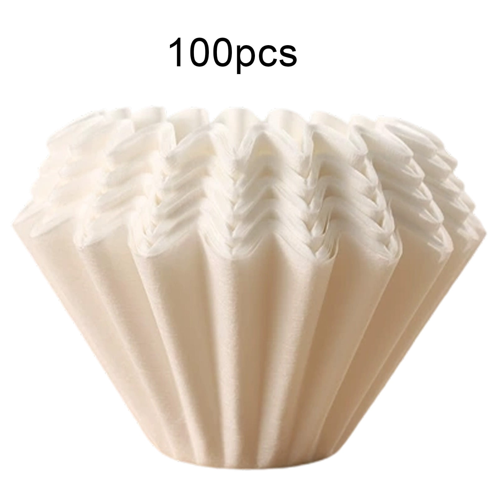 Gnwei 1-2 Cup Brown Coffee Filters, 100 Count Unbleached Basket Coffee ...