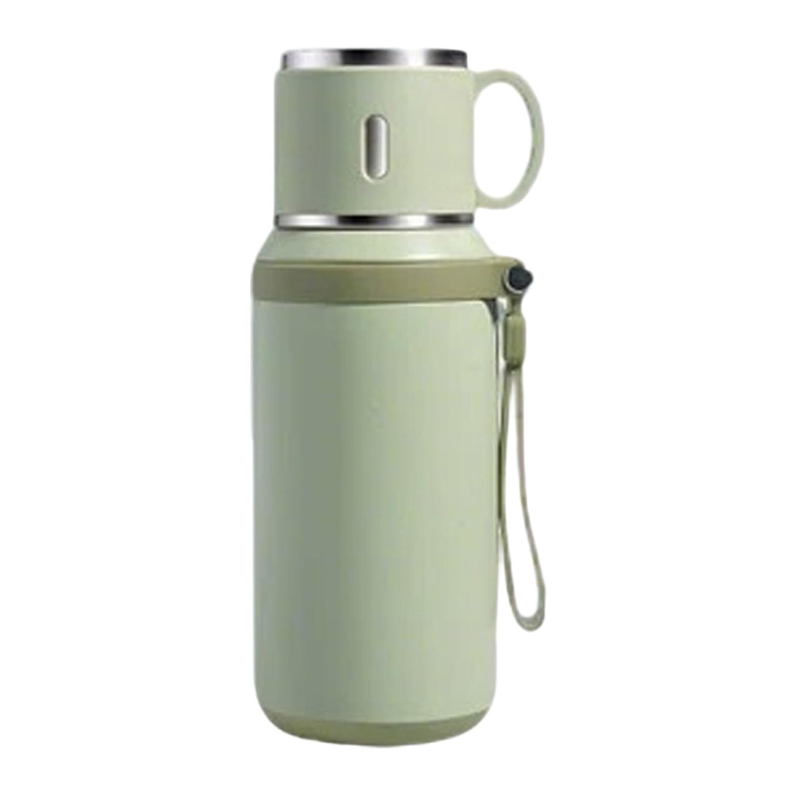 Gnwei 2 In 1 Vacuum Flask, Portable Coffee Cup with Lid, Double ...