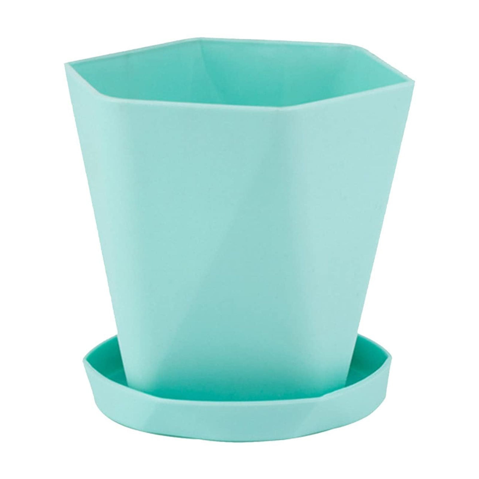 Gnwei 7.7-inch-Plant-Pots-Indoor-Outdoor, 1 Pack Plastic Planters with ...