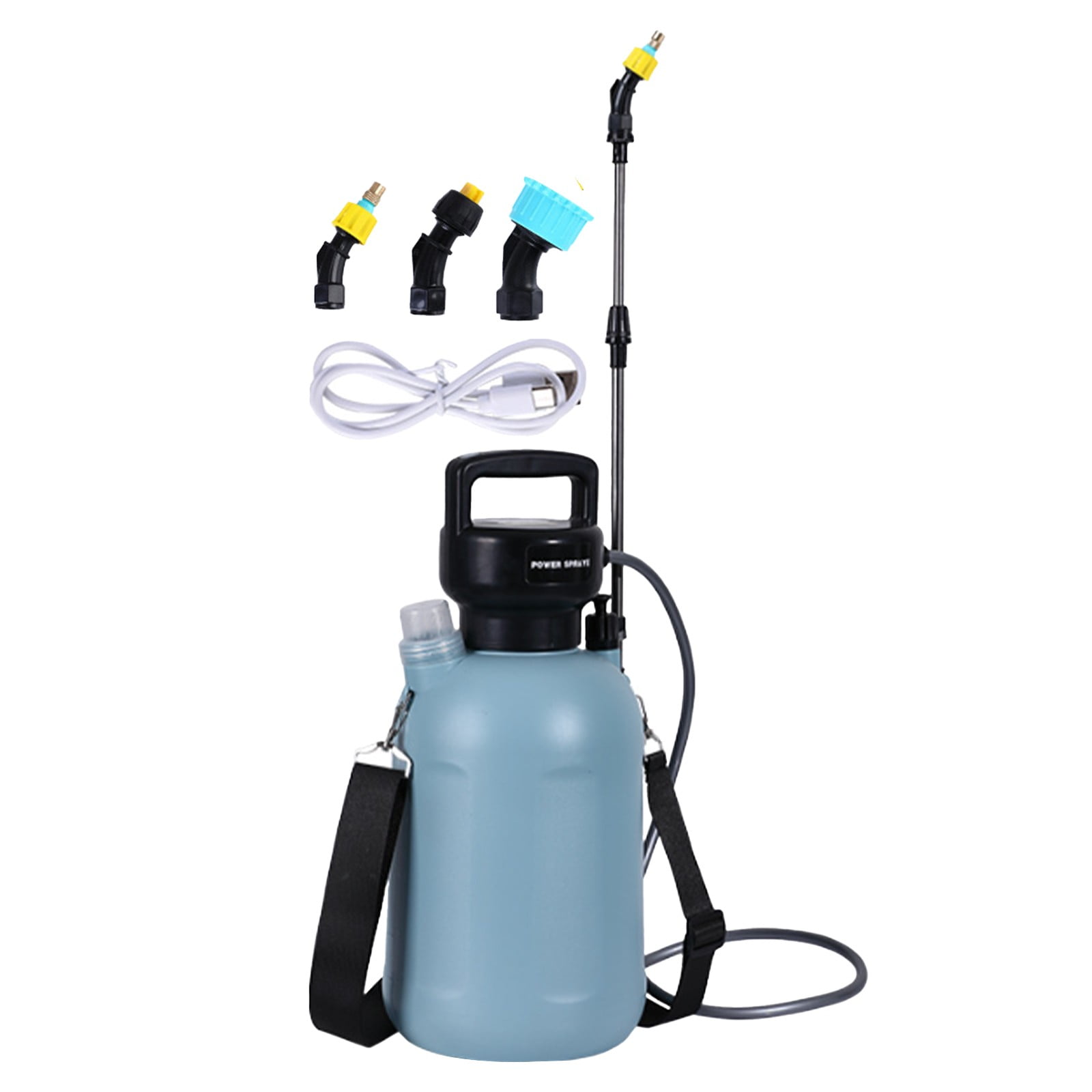 Gnwei Battery Powered Sprayer, 1.35 Gallon Electric Cordless Garden ...