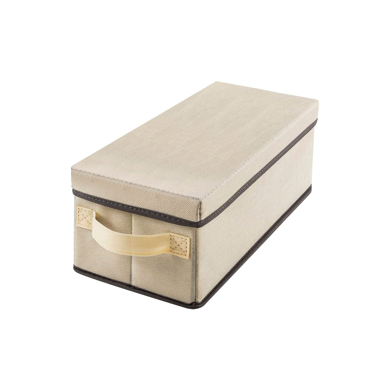 Gnwei Foldable Storage Bins with Lids, Storage Boxes with Handles ...