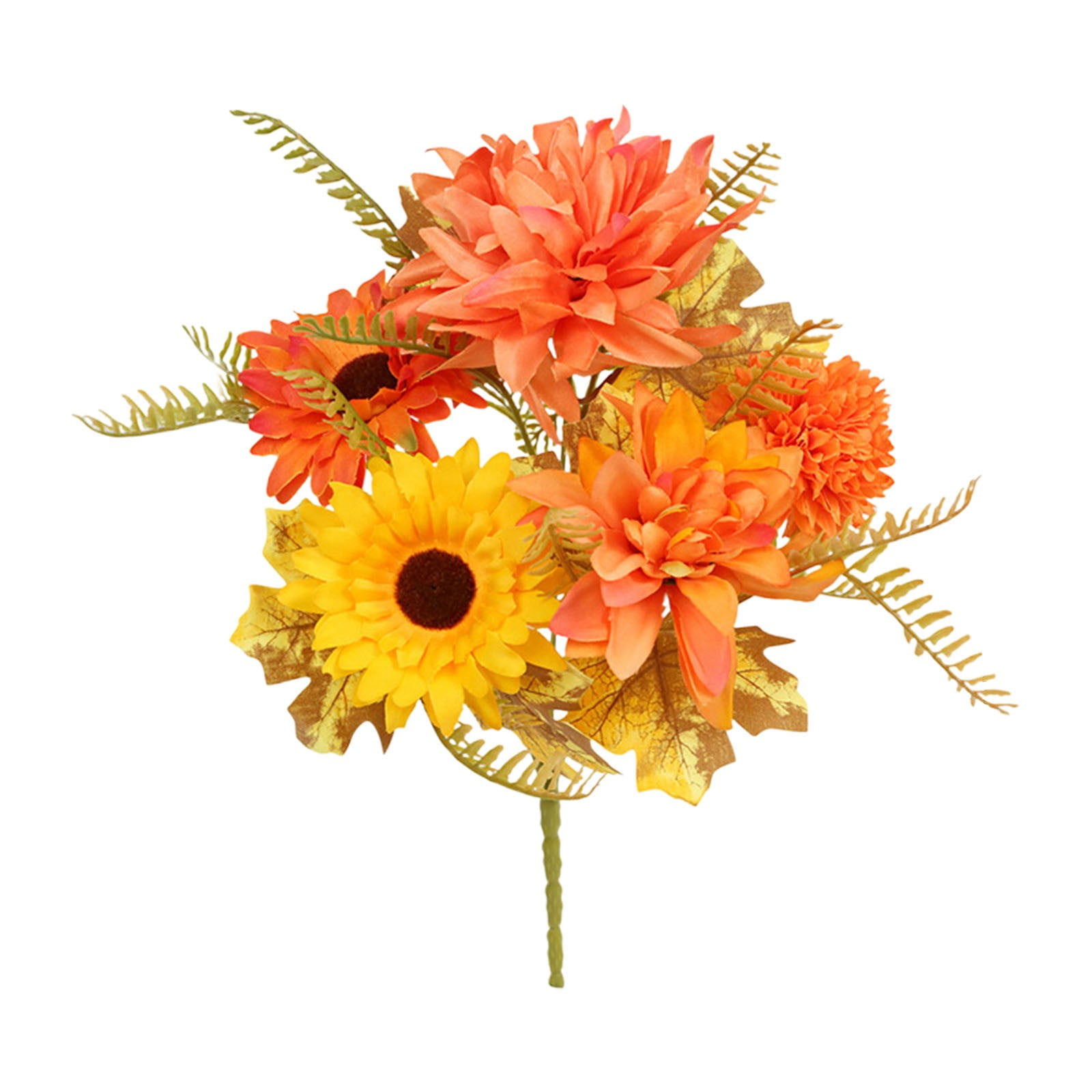 Gnwei Harliver Fall Flowers Artificial Sunflower Roses Pumpkins for ...