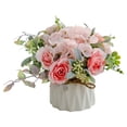 Gnwei Hydrangea Artificial Flowers Indoor – Small Centerpiece Table ...