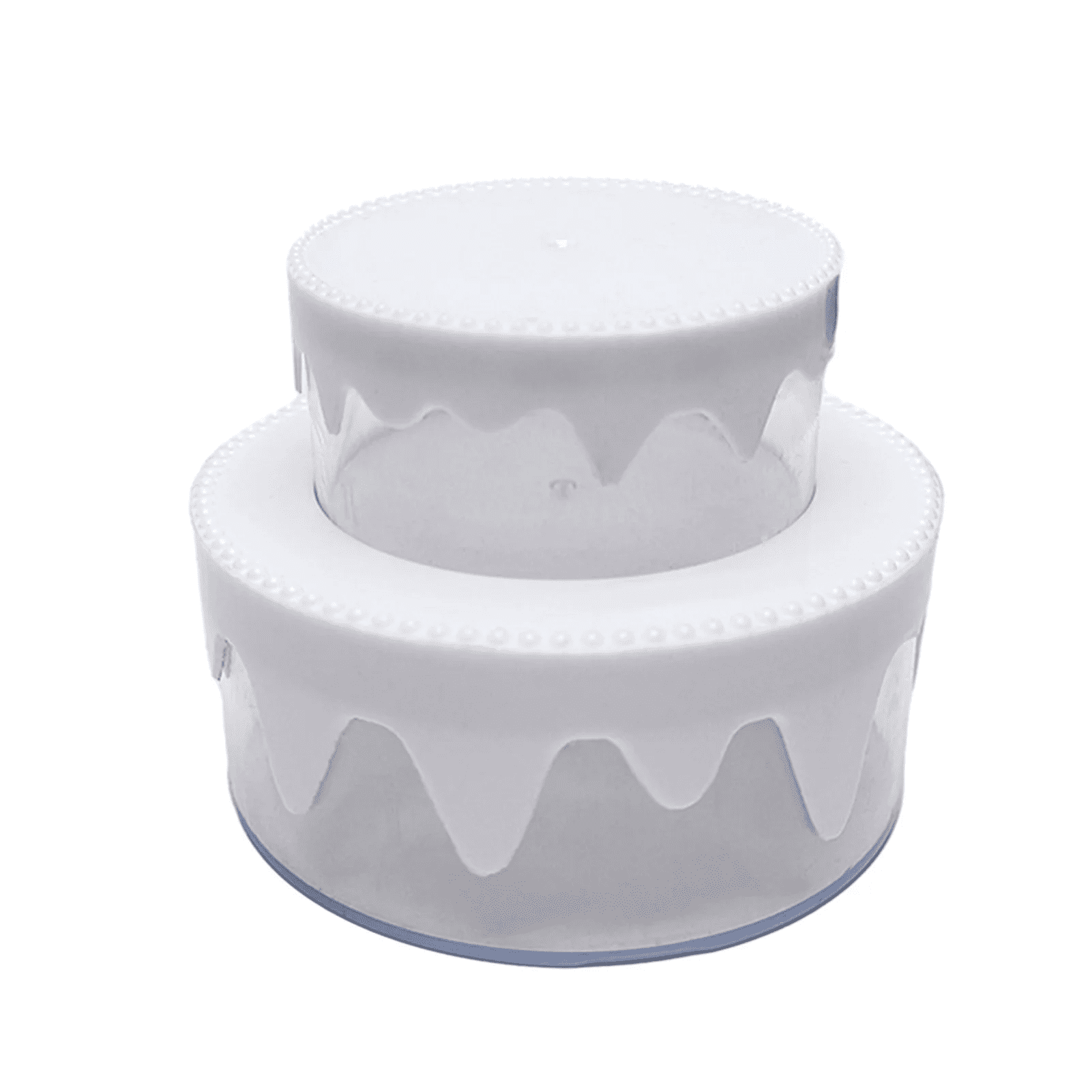Gnwei Multi-Layer 1 Pack Clear Cake Box,Tall Cake Box Carrier, Tiered ...