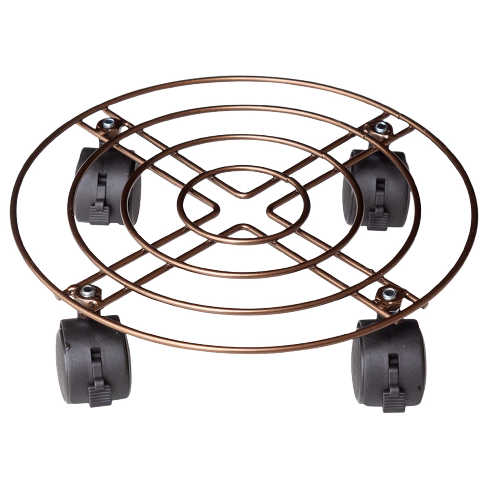 Gnwei Plant Caddy with Wheels Heavy Duty Metal Iron Large Potted Plant ...