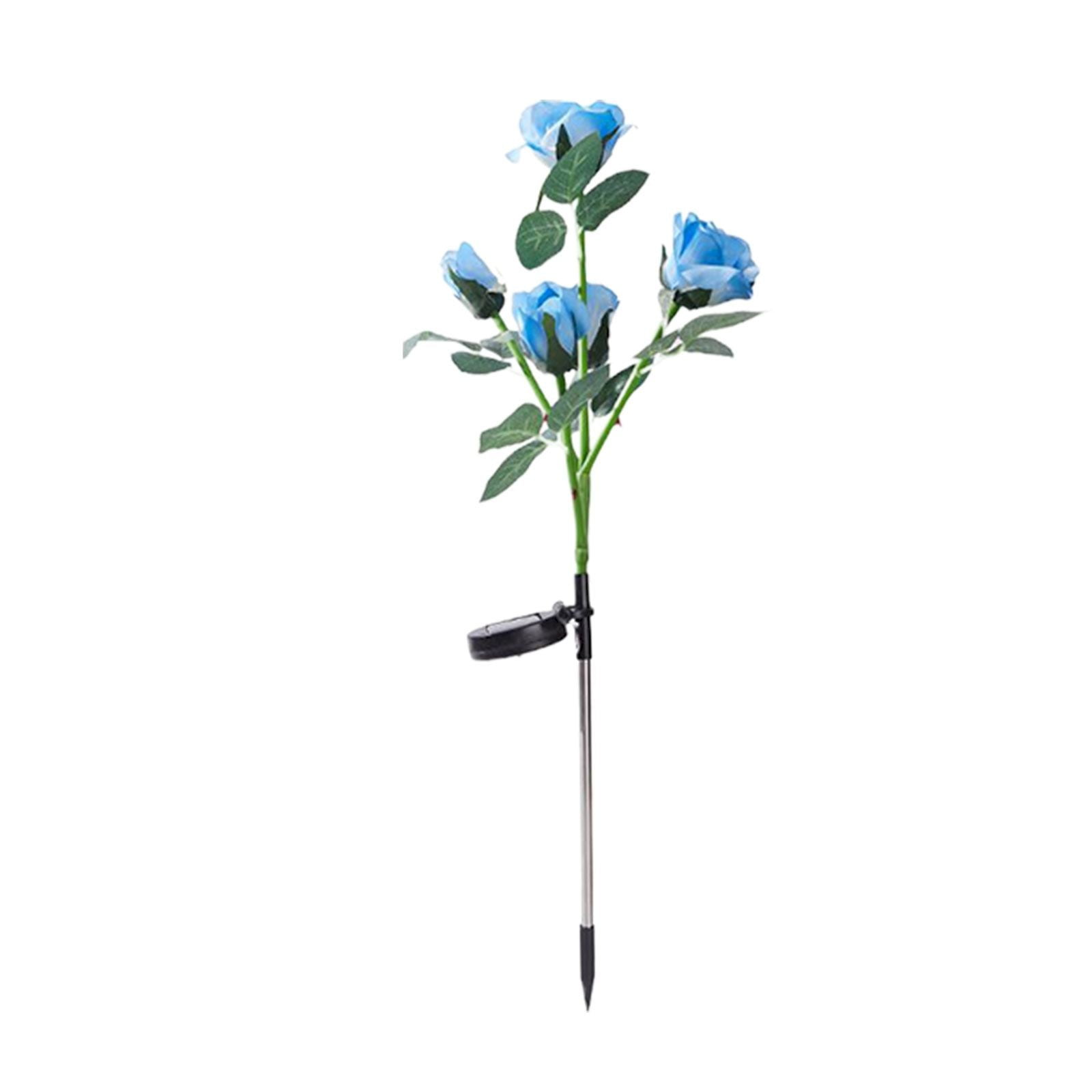 Gnwei Solar Garden Light, Flower Solar Lights Outdoor with Butterfly ...