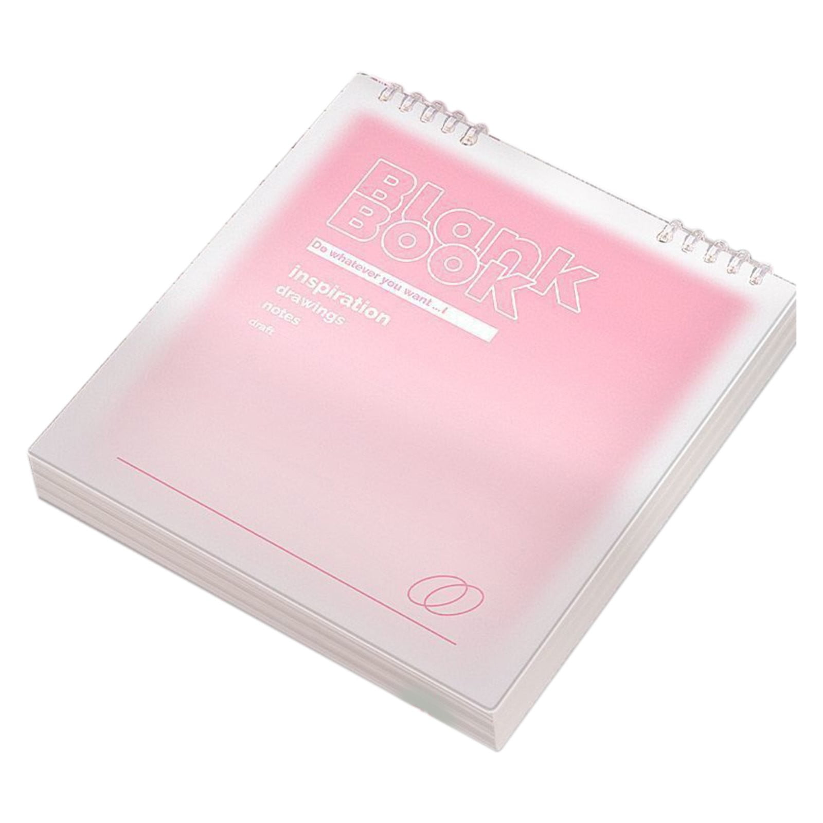 Gnwei Spiral Notebook, 1 Pcs 7.8 Inch B5 Thick Plastic Translucent ...