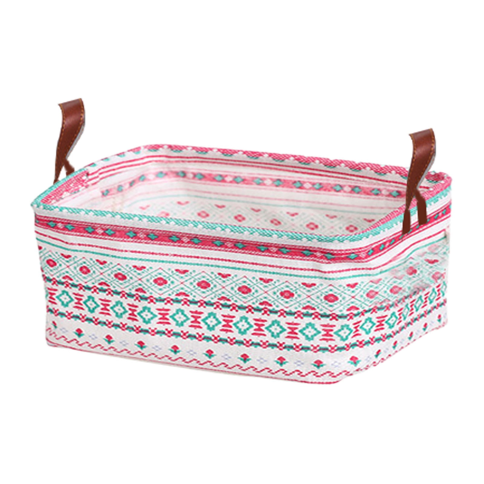 Gnwei Watercolor Strawberry Fruit White Foldable Storage Box Storage ...