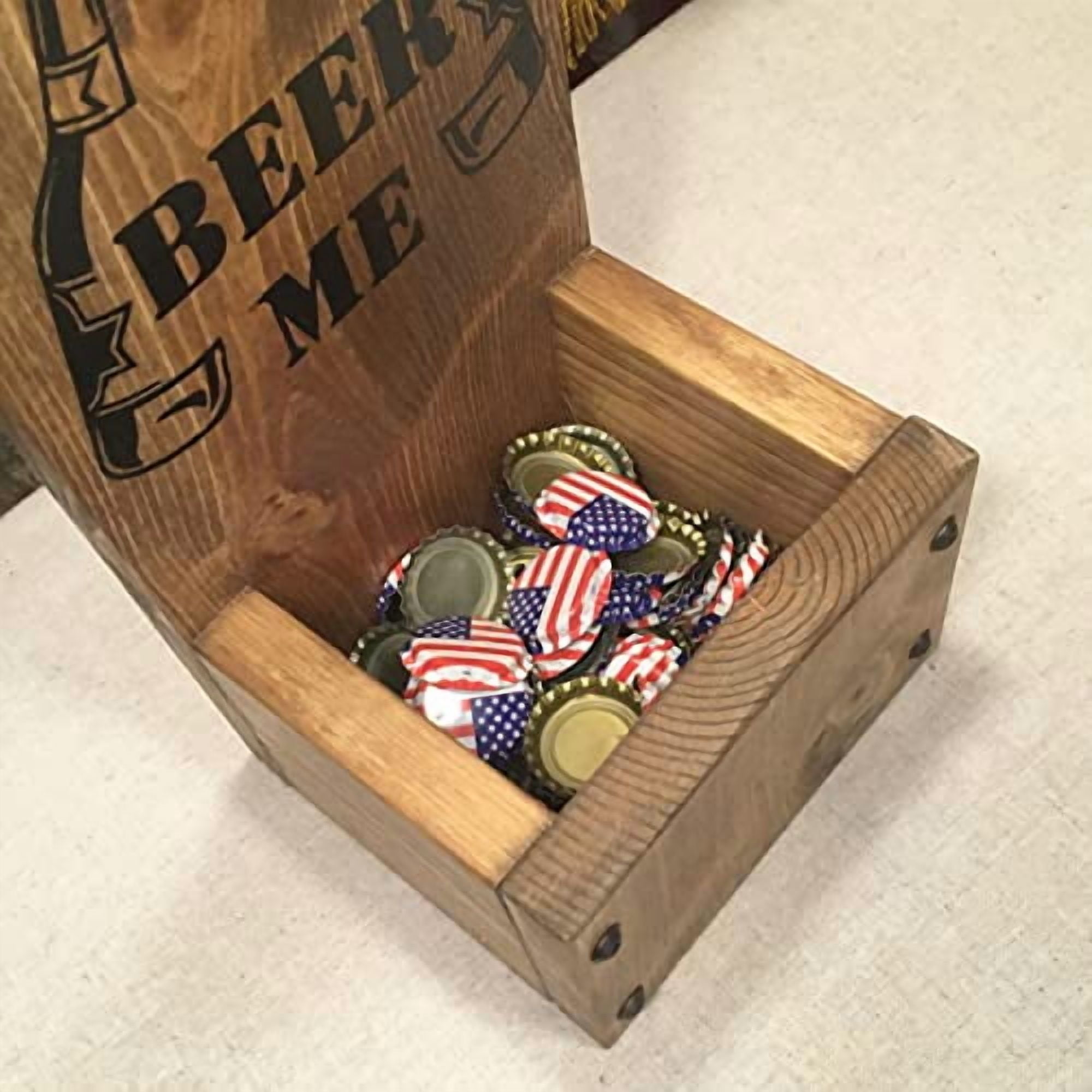 Go Ahead Take Your Top Off Drop Box Bottle Opener with Cap Catcher ...