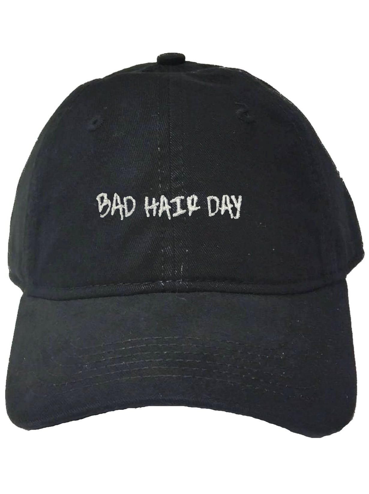 Go All Out Adult Bad Hair Day Embroidered Deluxe Dad Hat - Walmart.com