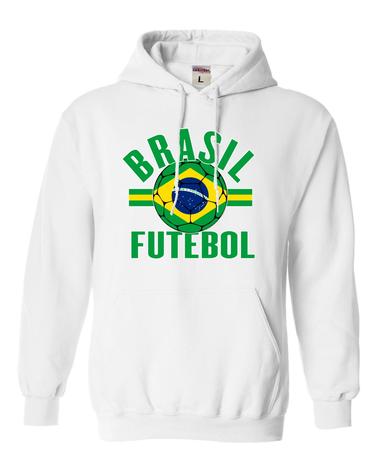 Go All Out Brasil Futebol Brazil Football Soccer Futbol Sweatshirt ...