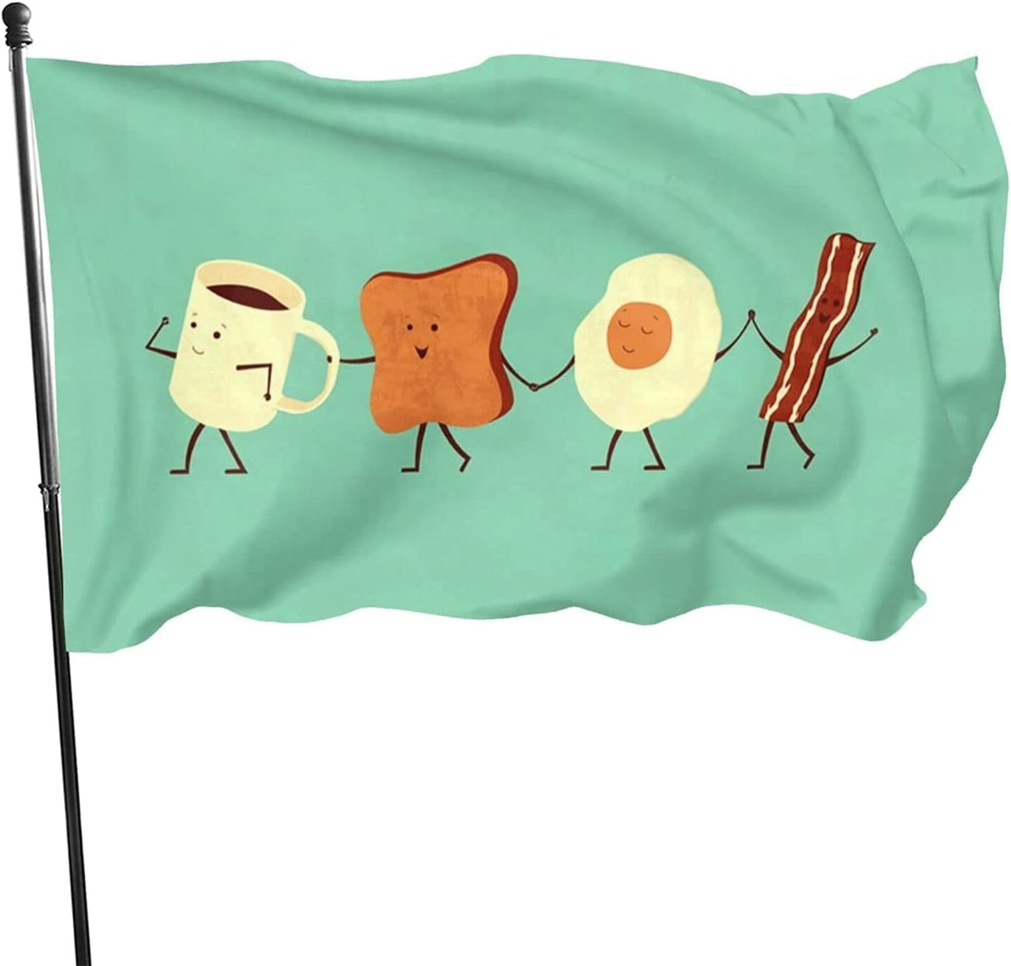 Go And Have Breakfast The Garden 3x5Ft Flag Outdoor Indoor Party Home ...