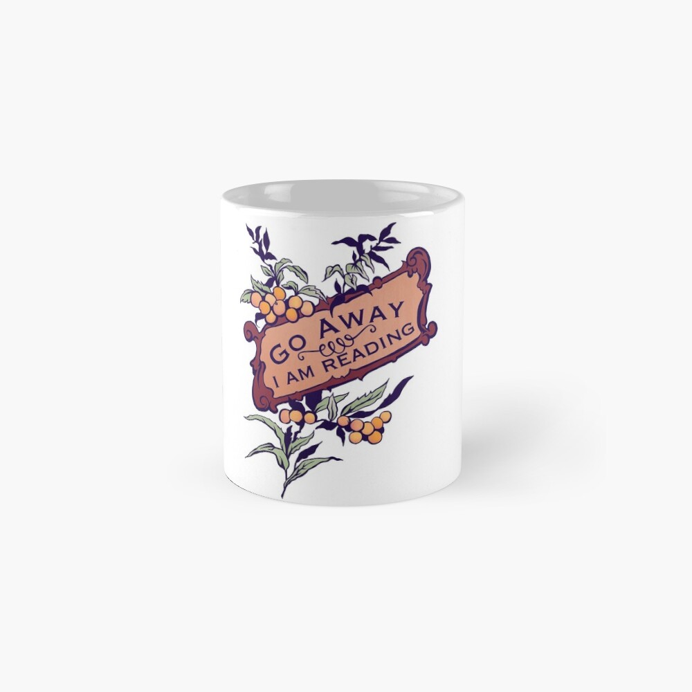 Go Away I'm Reading Classic Mug - Walmart.com