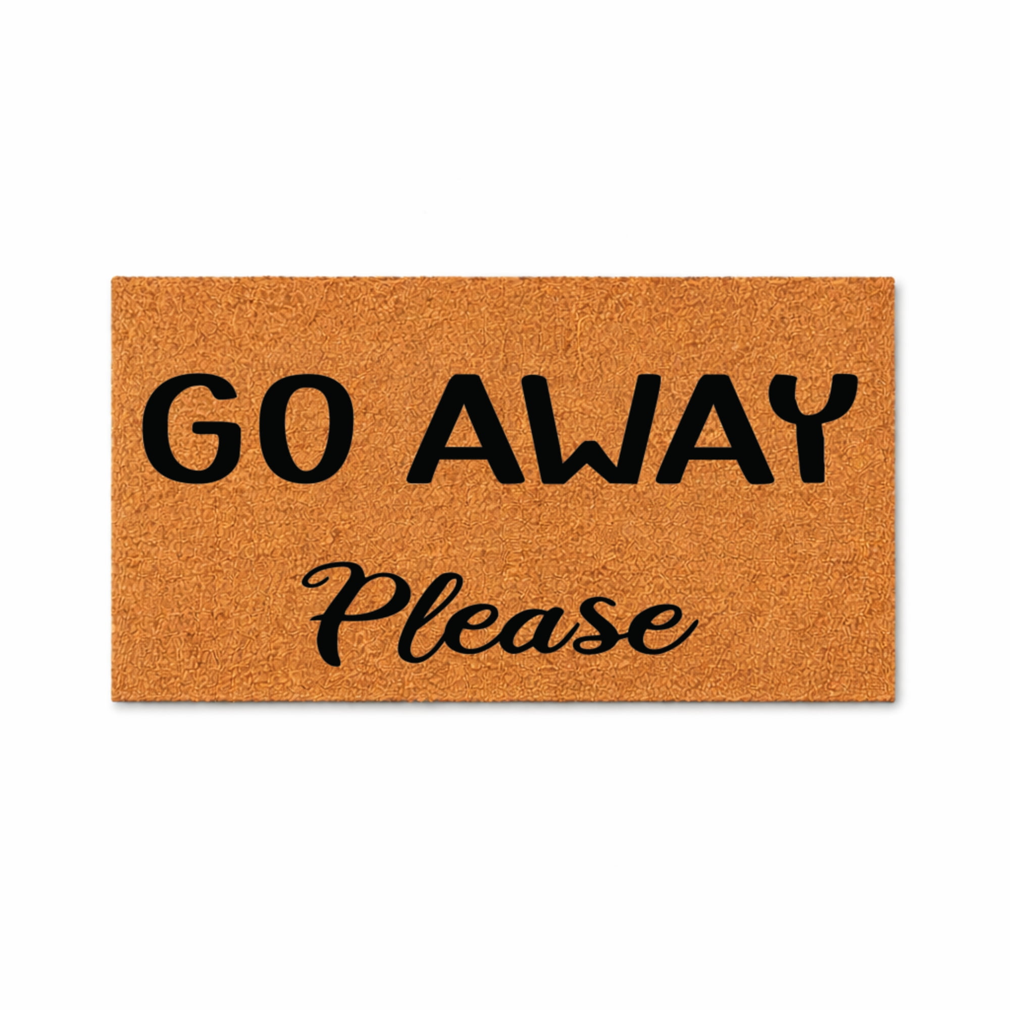 Go Away Please Doormat, Funny Welcome Mat, Indoor Outdoor Entryway Door ...