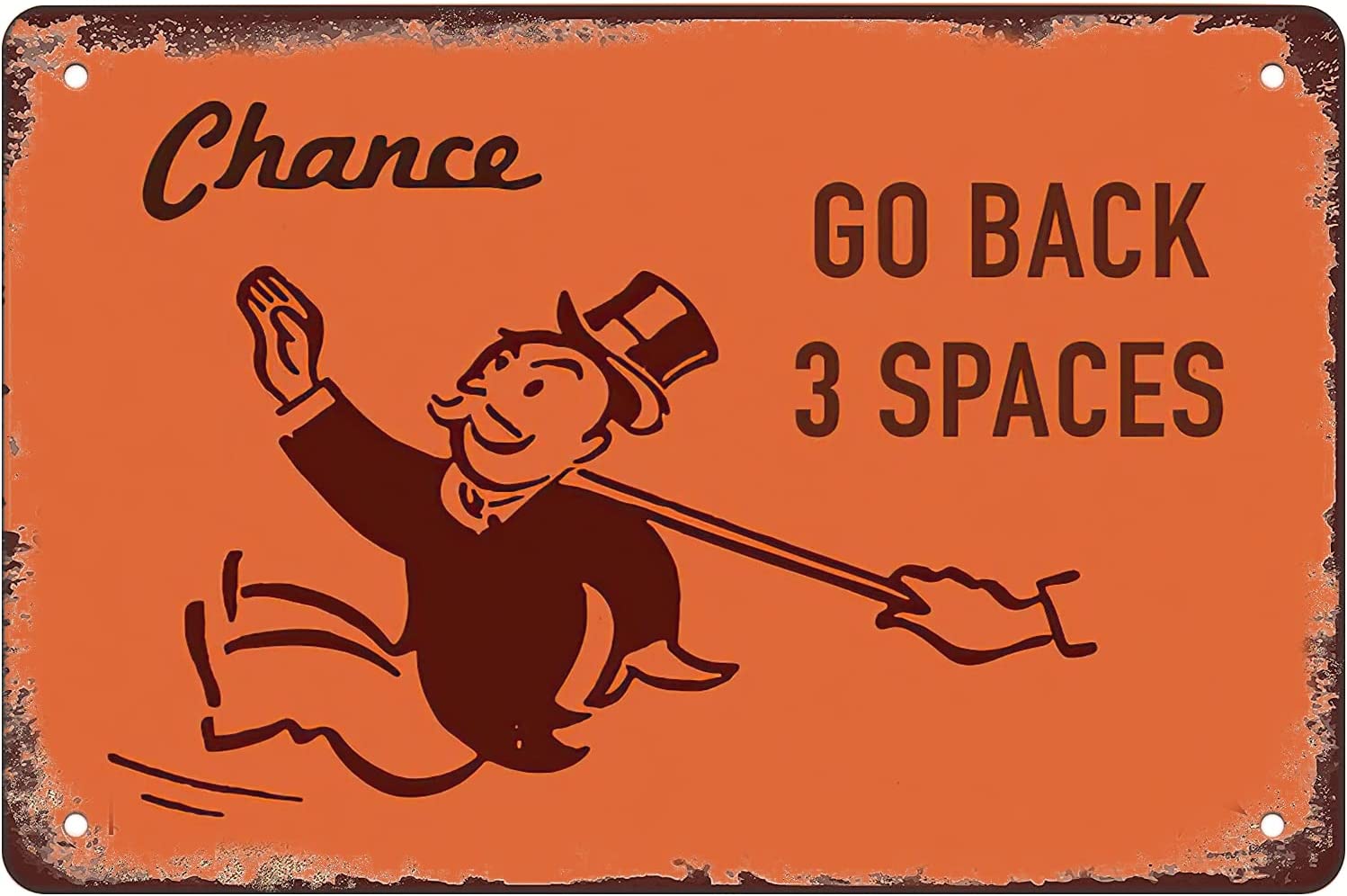 Go Back Three Spaces Design Turnpike Funny Bar Wall Decor Home Decor ...