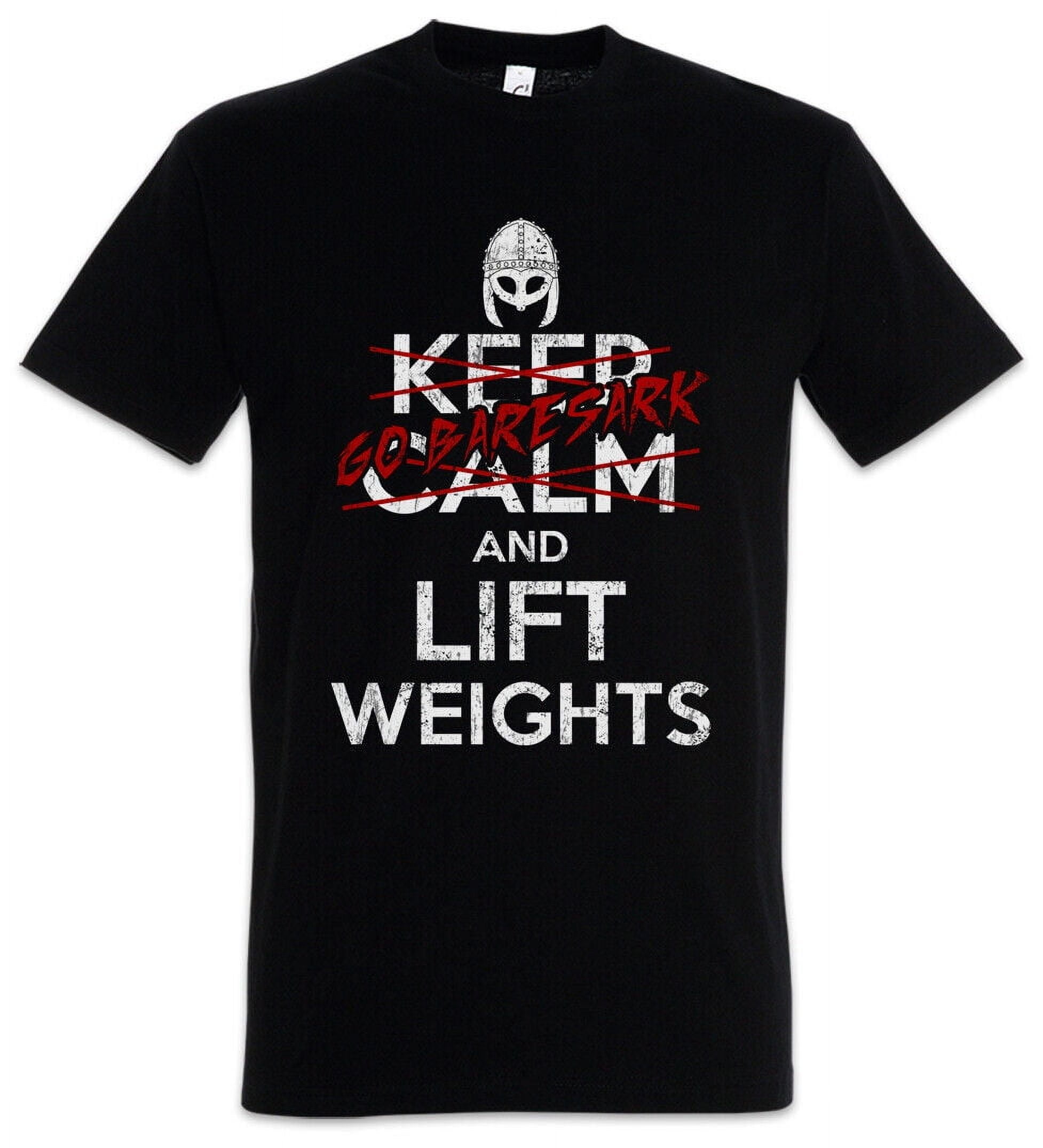 Go Baresark And Lift Weights T-Shirt Wikinger Germanen Vikings ...