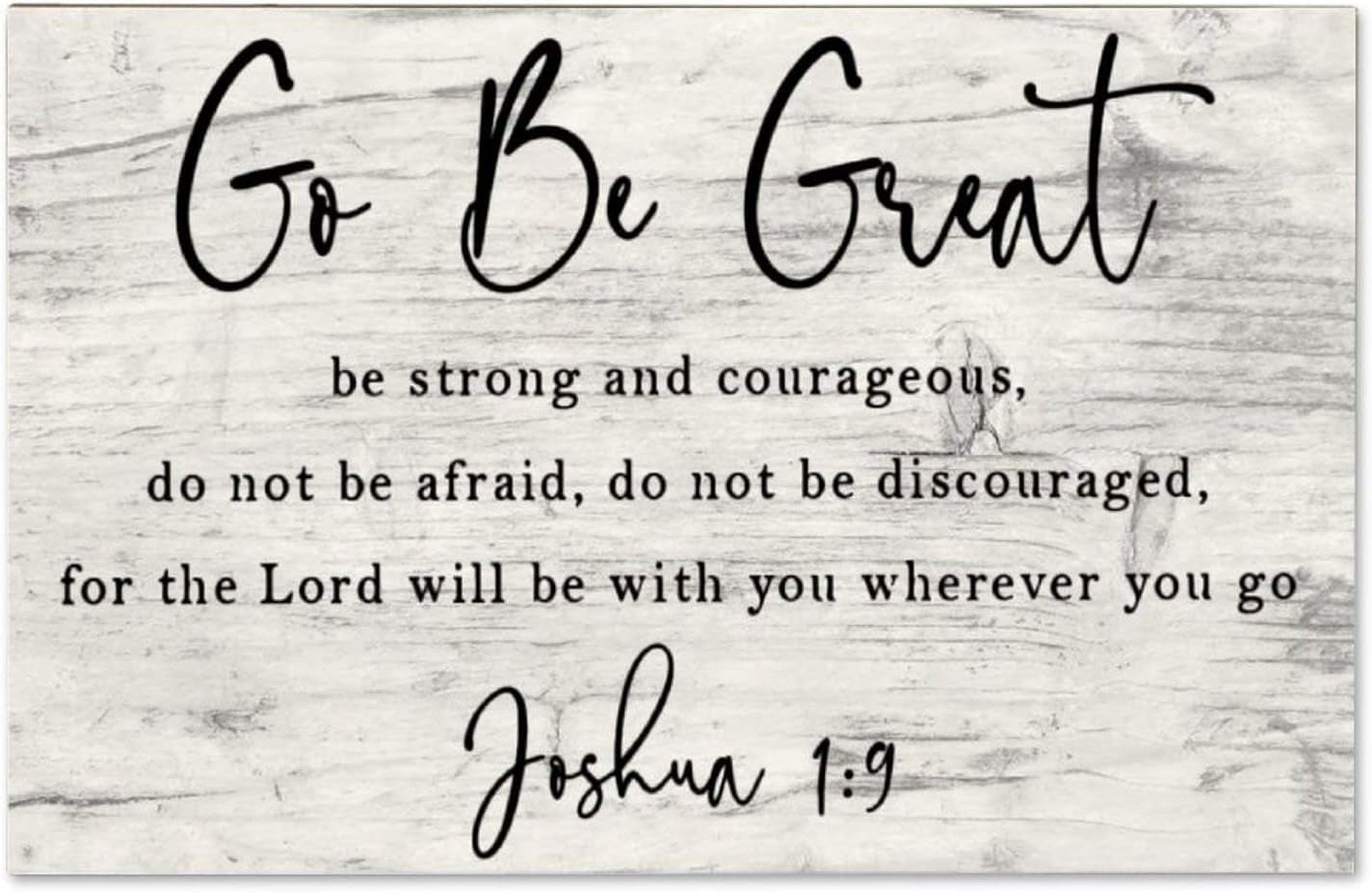 Go Be Great Plaque Sign, Wood Wall Hanging Signs, Wall Decorations for ...