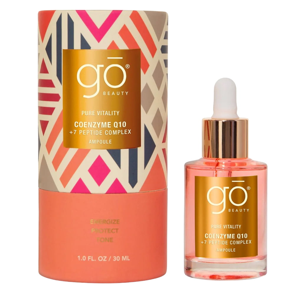 Go Beauty PURE VITALITY - Coenzyme Q10 + 7 Peptides Complex, Day Serum - Walmart.com
