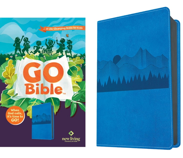 Go Bible NLT Go Bible for Kids (Leatherlike, Blue Mountains): A Life ...