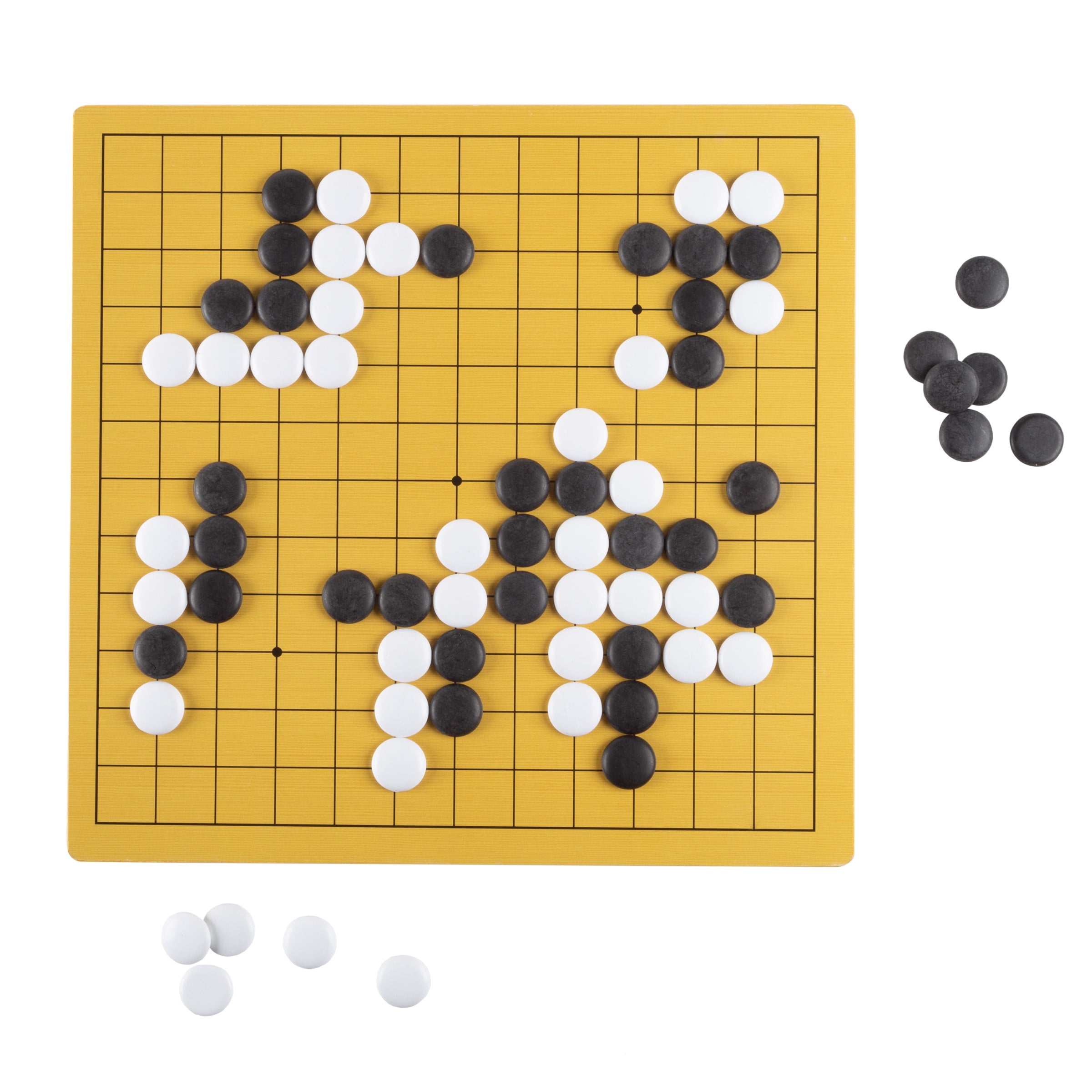 Go Board Game Set - Beginner's Two Player Strategy Game by Hey! Play ...