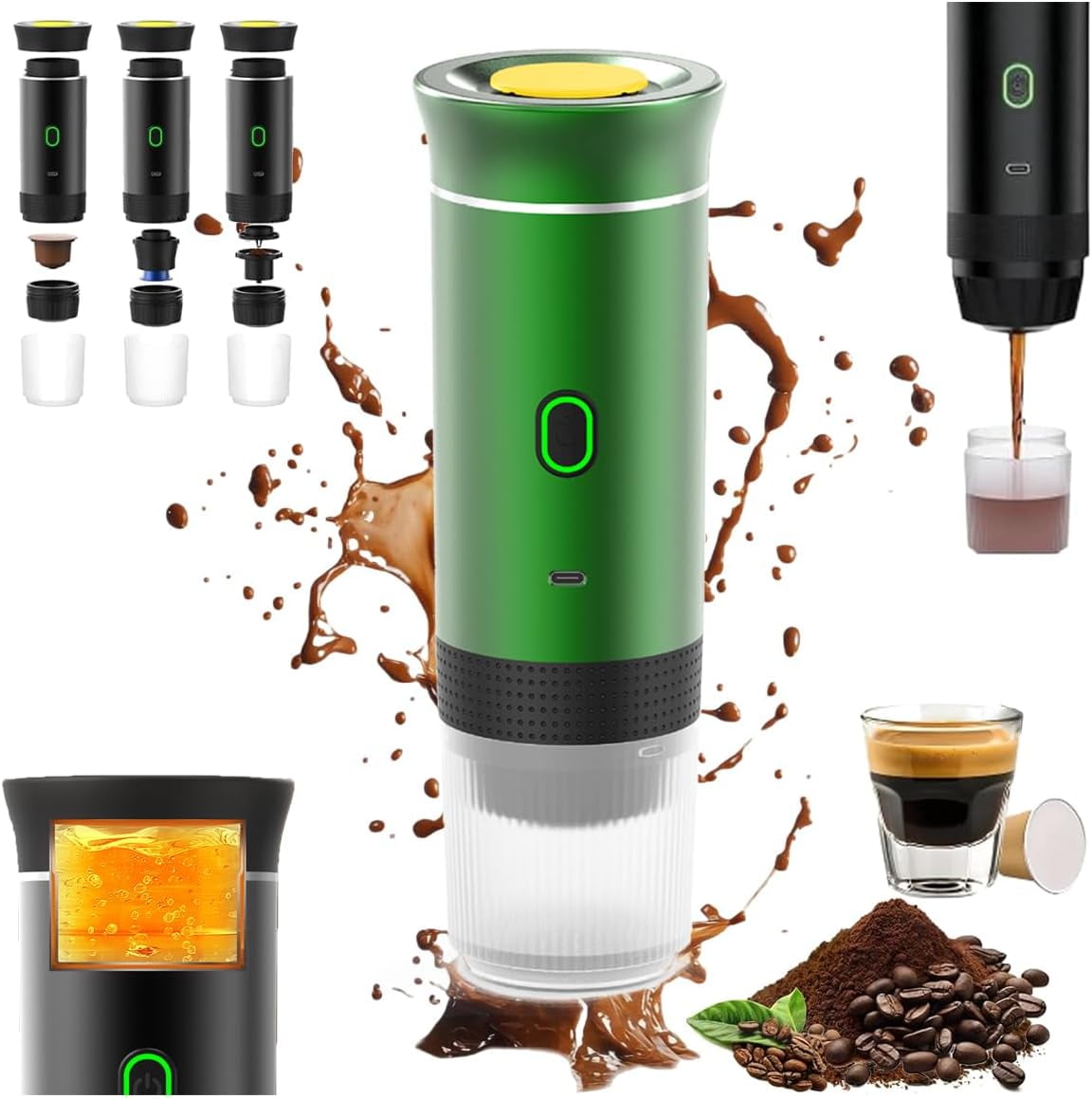 Go Brew V2.0, Go Brew Coffee Maker, Go Brew Espresso Machine,3-in-1 ...