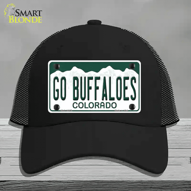 Go Buffaloes Novelty License Plate Hat Mesh Black - Walmart.com