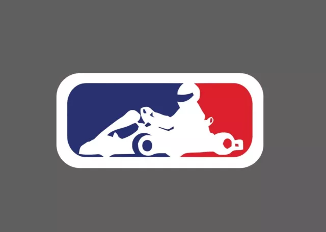 Go Cart Sticker Pro Racing Waterproof Sticker Phone Decal Water Bottle ...