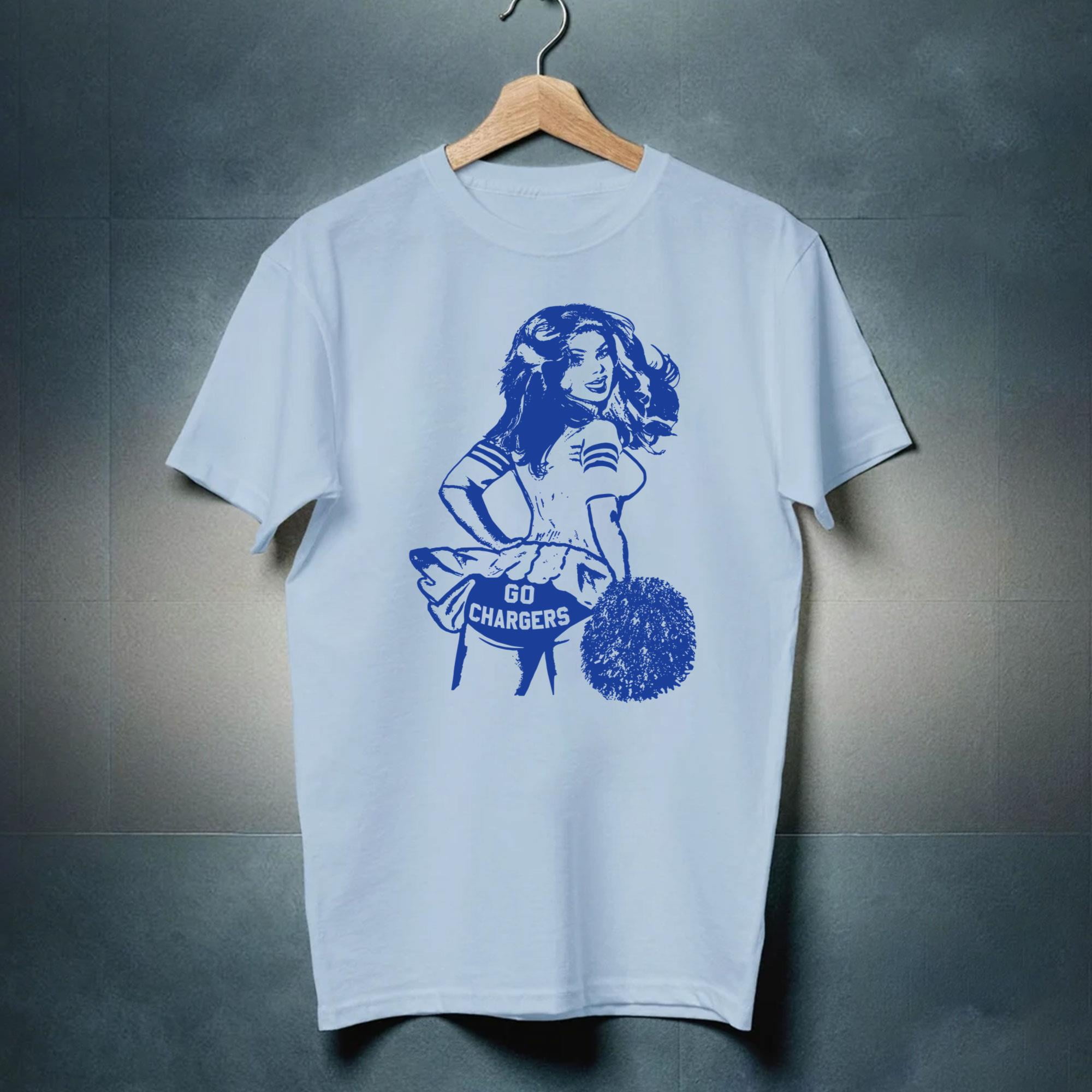 Go Chargers T Shirt Vintage Football Shirts Cute Retro Chargers ...