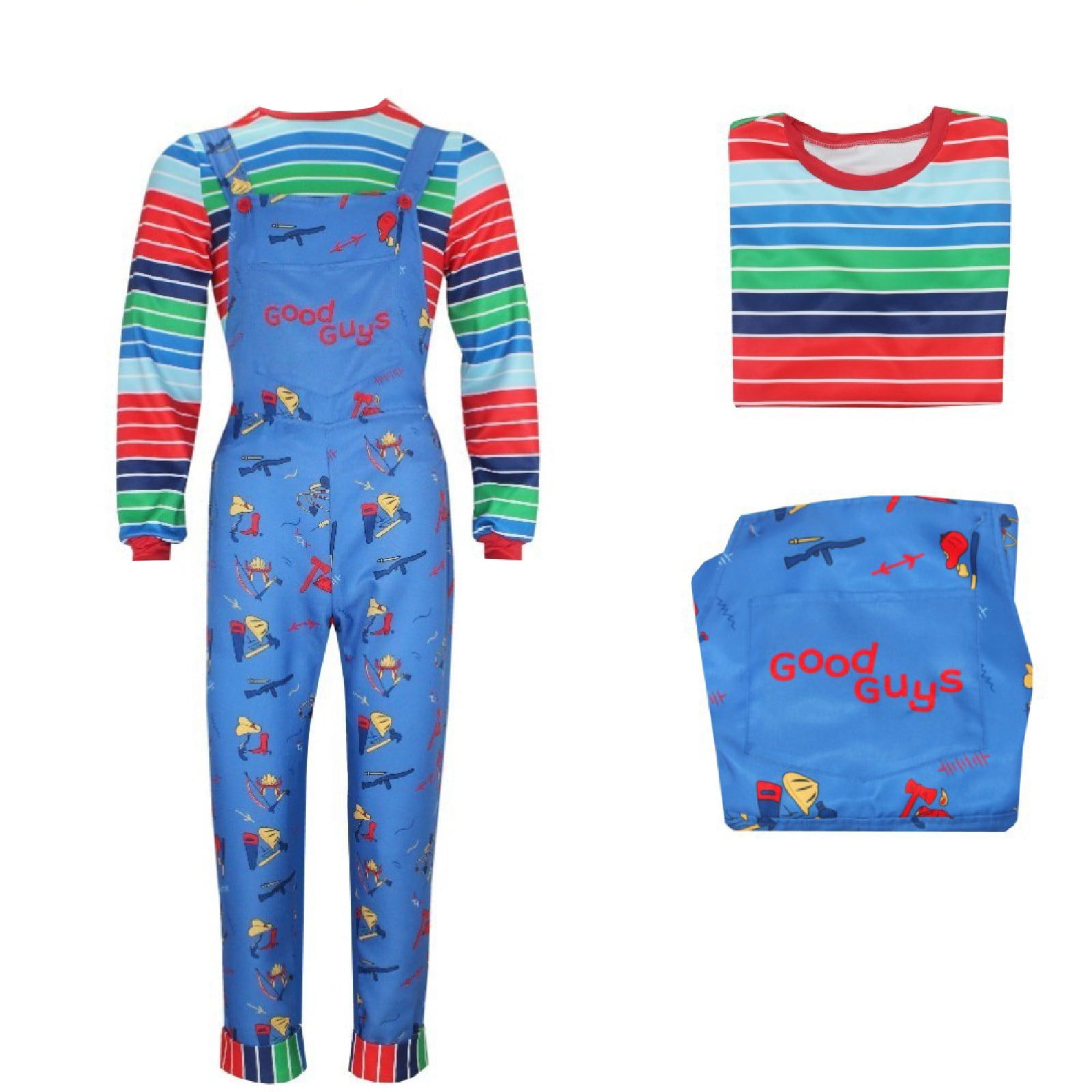 Go Cos Halloween Costumes Kids Halloween Costume Adult Chucky Costume ...