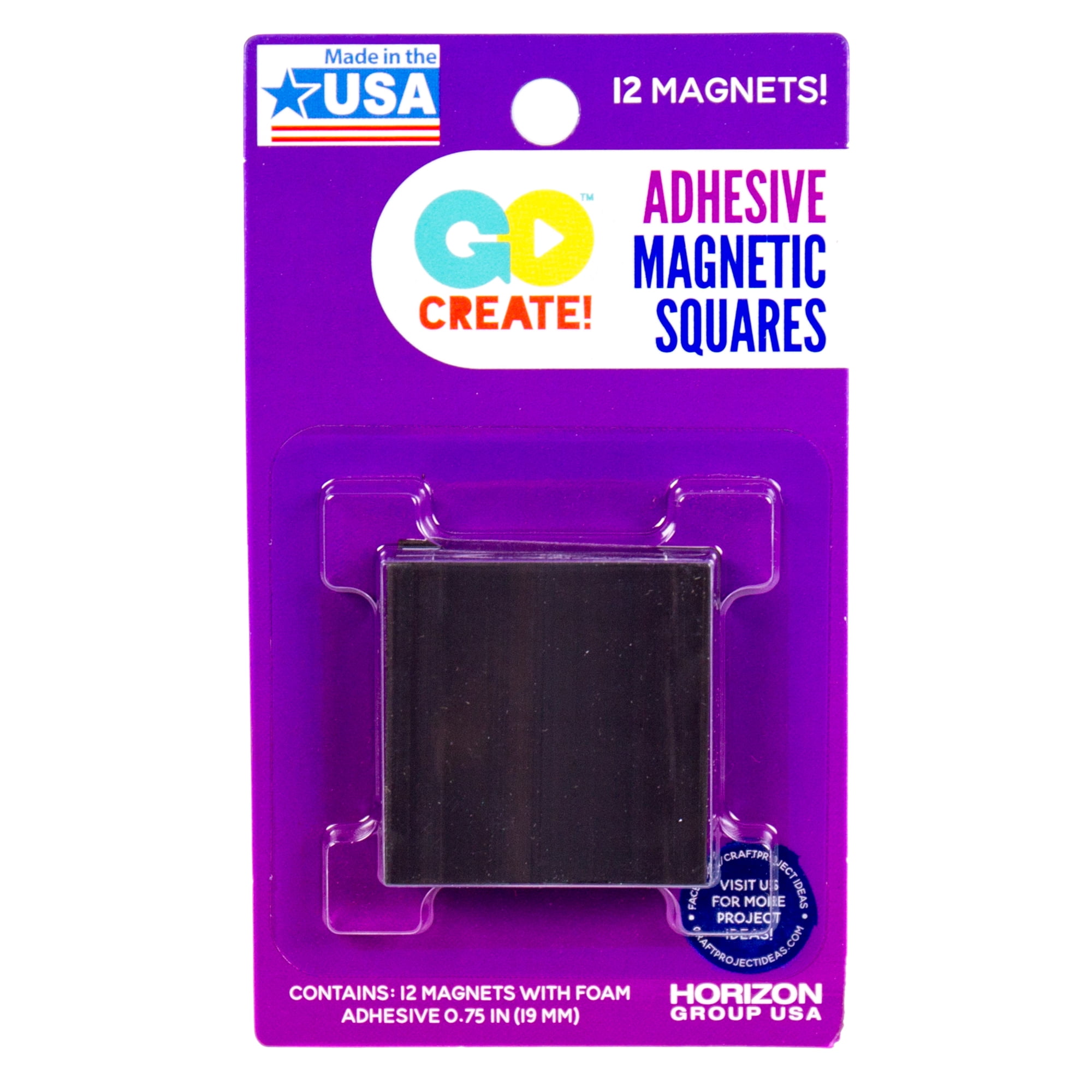 Go Create Adhesive Magnet Squares, 12-Pack - Walmart.com