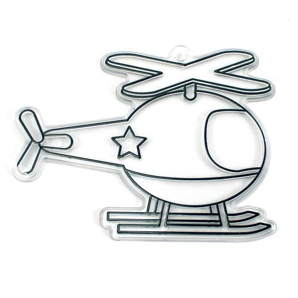 Go Create Helicopter Suncatcher Activity Kit for Kids - Paint and ...