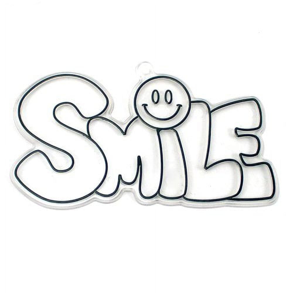 Go Create Smile Plastic Suncatcher - 1 Smile Suncatcher - Walmart.com