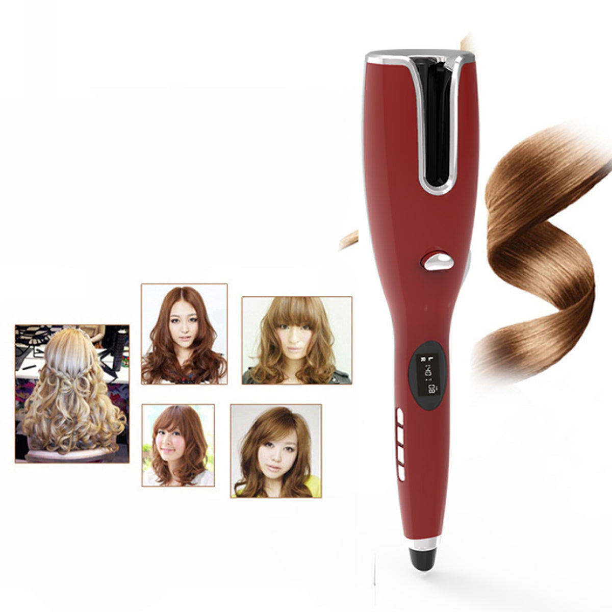 Go Curly USB Charged Automatic Hair Curler - Walmart.com