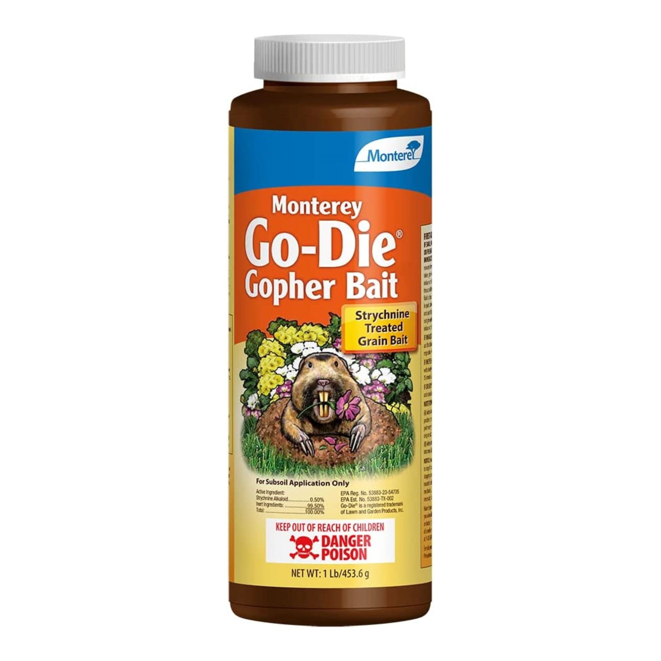 Go-DIE Gopher Animal Bait Pesticide, 1 Pound - Walmart.com