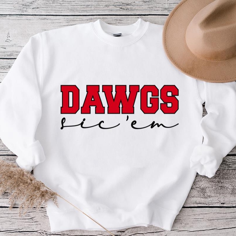 Go Dawgs Sic 'Em Vintage Georgia T-Shirt - Walmart.com