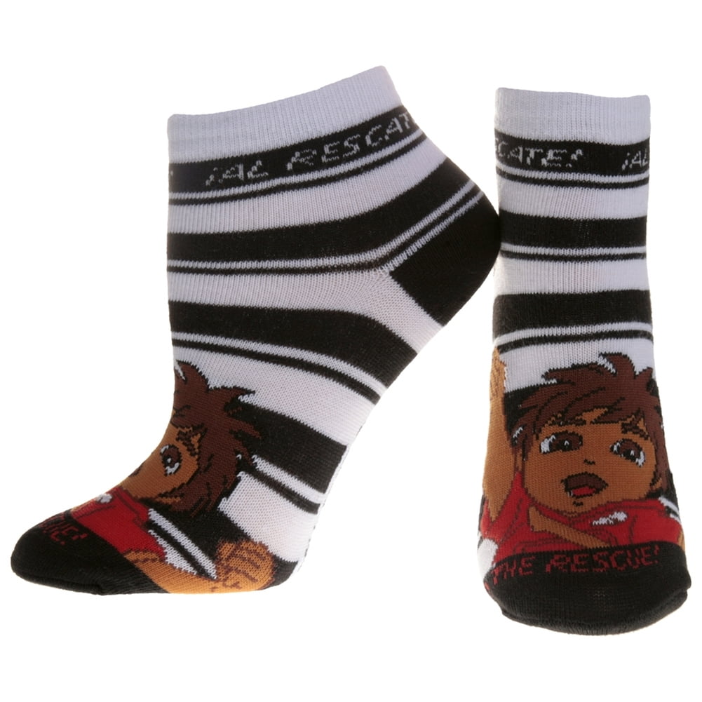 Go Diego Go - Black Stripes Socks - Walmart.com