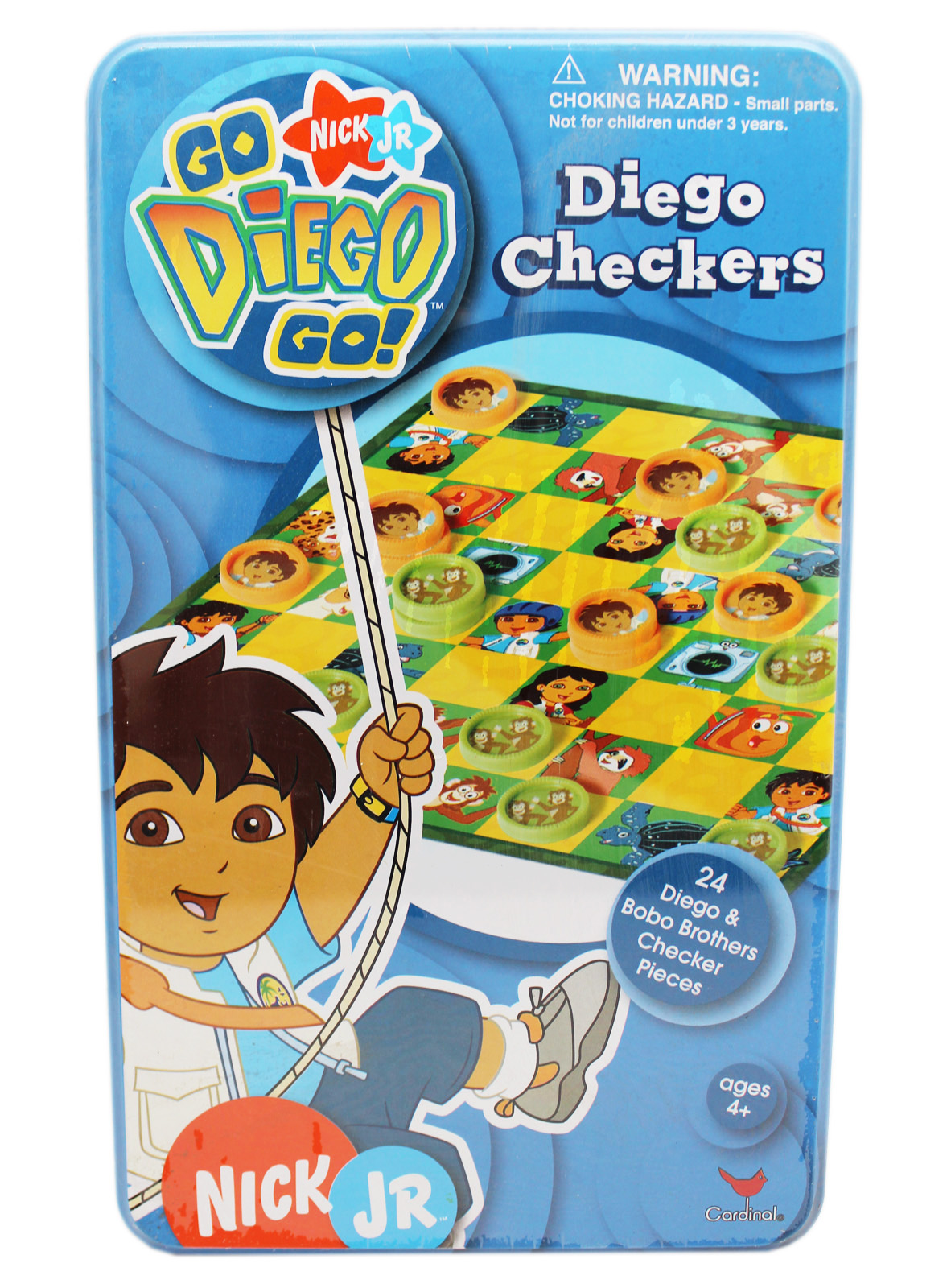 Go Diego Go! Diego and Bobo Brothers Checkerboard Set (24pc) - Walmart.com