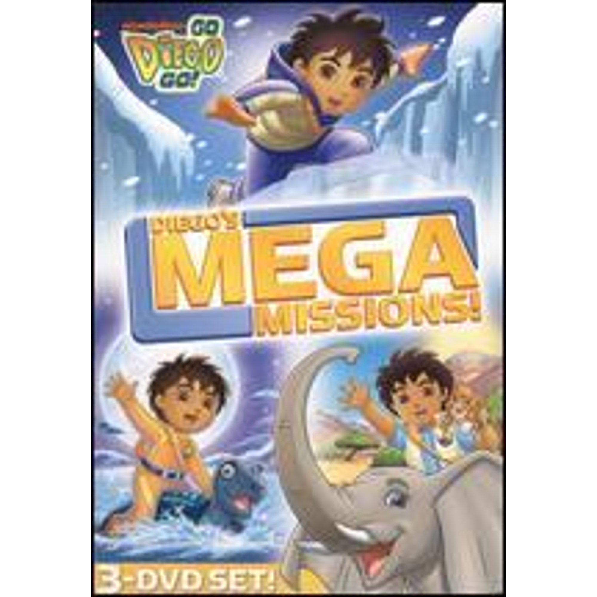 Pre-Owned Go Diego Go!: Diego's Mega Missions! [3 Discs] (DVD ...