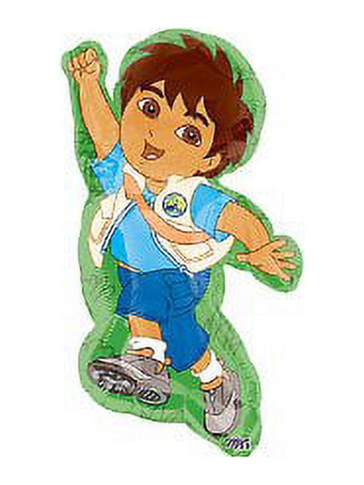Go Diego Go Mylar Balloon Super Shape Pkg/1 - Walmart.com