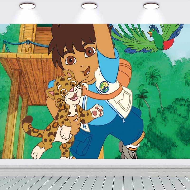 Go Diego Go Taspestry Wall Decor Backdrop Banner Party Supplies Poster ...