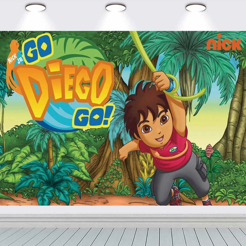 Go Diego Go Taspestry Wall Decor Party Supplies Background ...